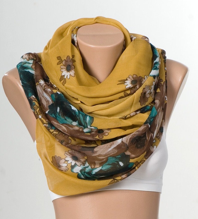 NEW Scarf shawl. Holiday scarf Fall neck wrap. MUSTARD | Etsy