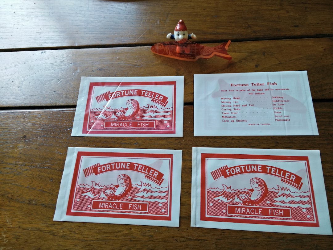 4+ Fortune Teller Miracle Fish Mermaid Pirate Love Retro Bachlorette ...