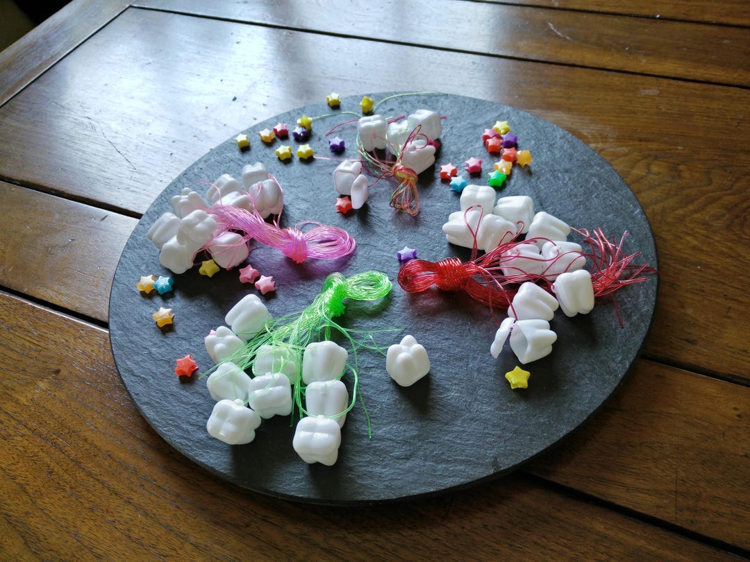 1+ Tooth Fairy Locket Pendant Necklace 1st Loose Tooth Container Box ...