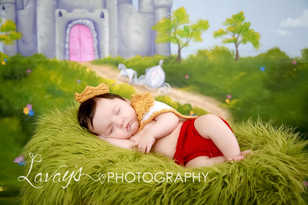 Crochet Photo Prop Disney's 'prince Charming' Inspired Set- Size ...