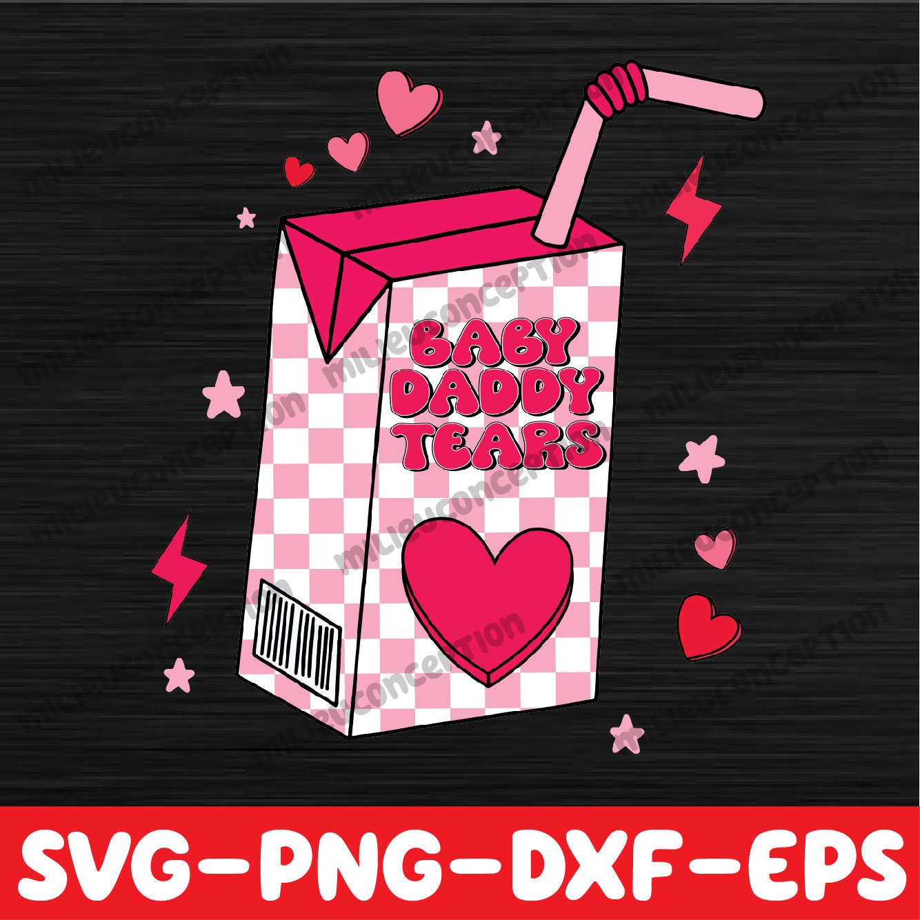 Baby Daddy Tears Svg, Tears Juice Box Svg, Happy Valentine's Day Svg ...