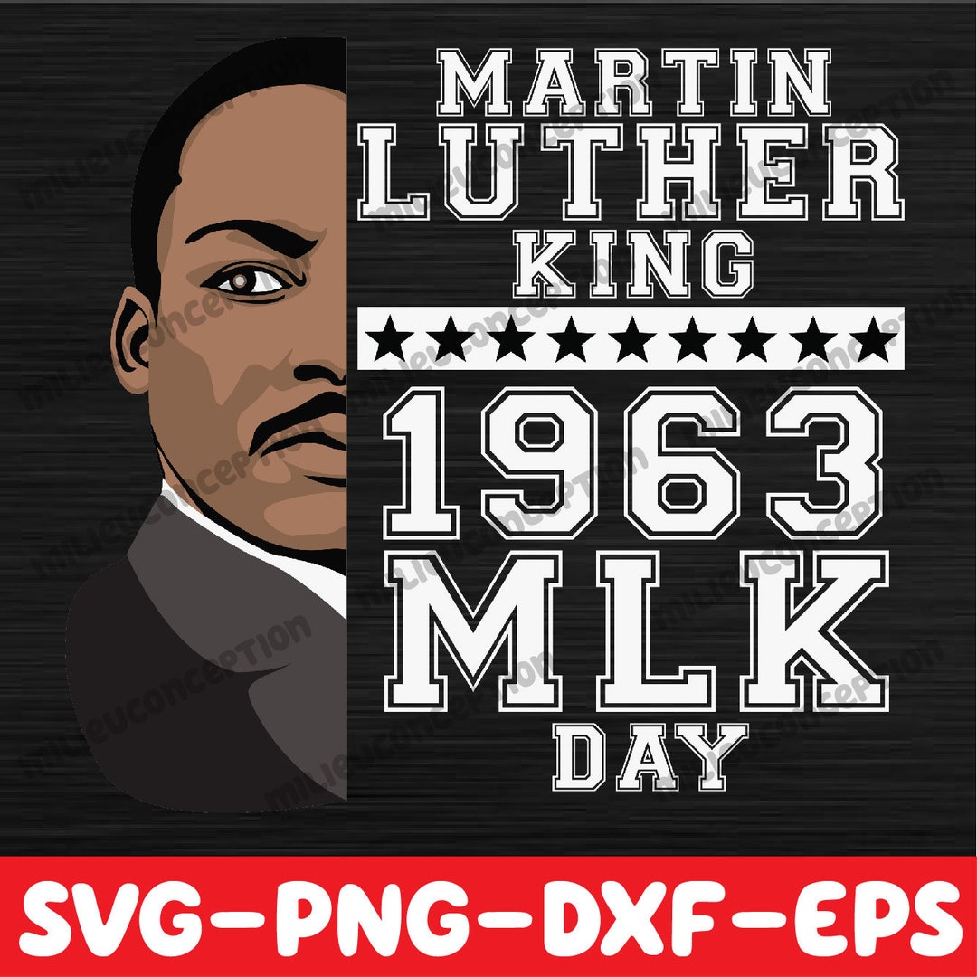 MLK Day Svg, MLK Svg, Black History Svg, Dream Like King Svg, I Have A ...