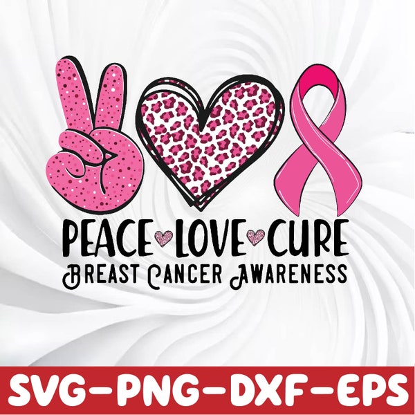 Leopard Breast Cancer Svg - Etsy