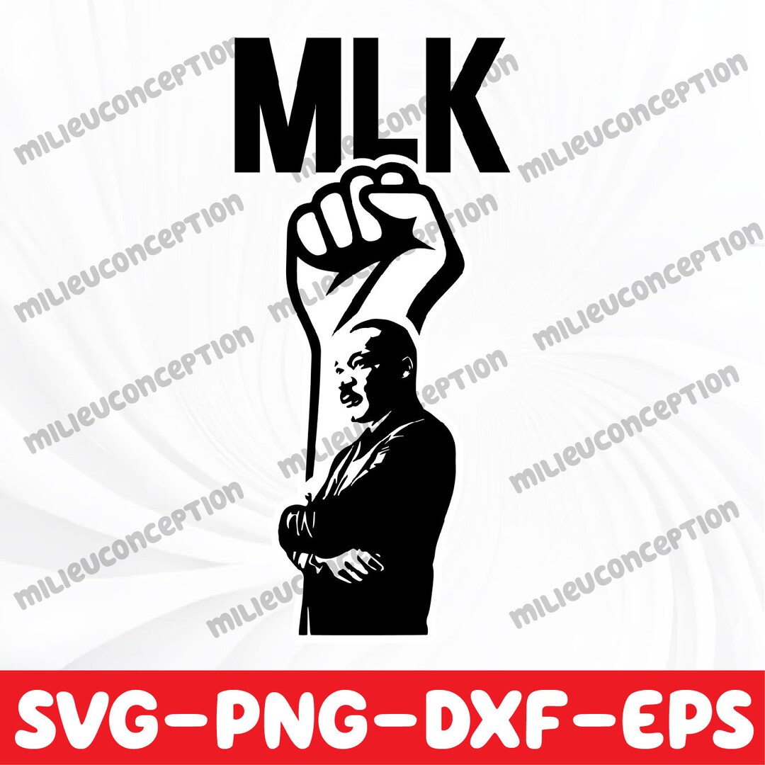 MLK Day Svg, MLK Svg, Black History Svg, Martin Luther King Svg, Black ...