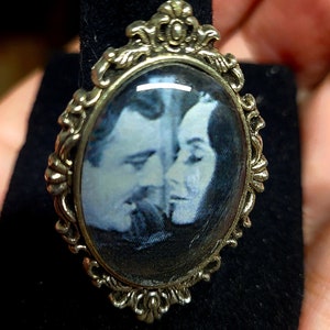 Gothic Cameo Ring. You Choose Image. Addams Family and the Munsters - Etsy
