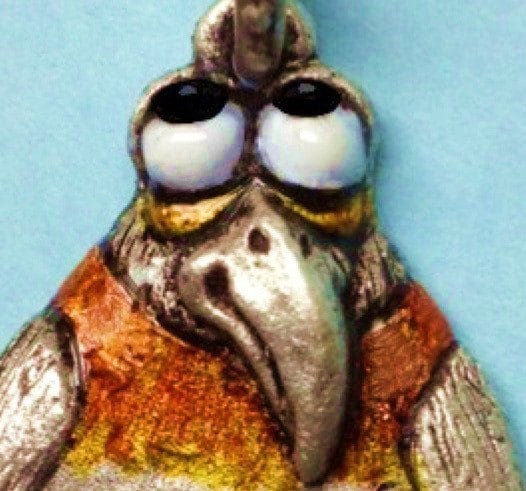 Whimsical Silver Penguins Necklace "snow Birds" on Rubber Cord - Etsy