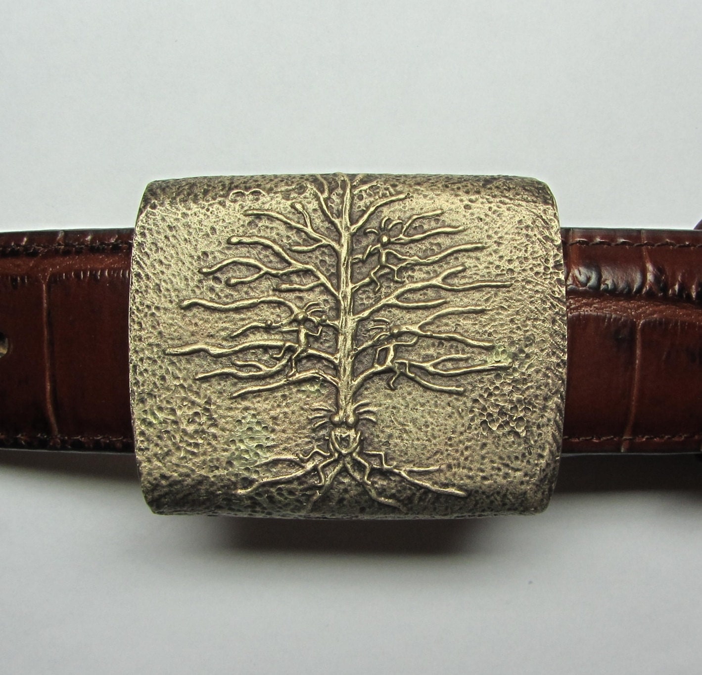 Personalized Family Tree Bronze Belt Buckle With up to Five Family ...