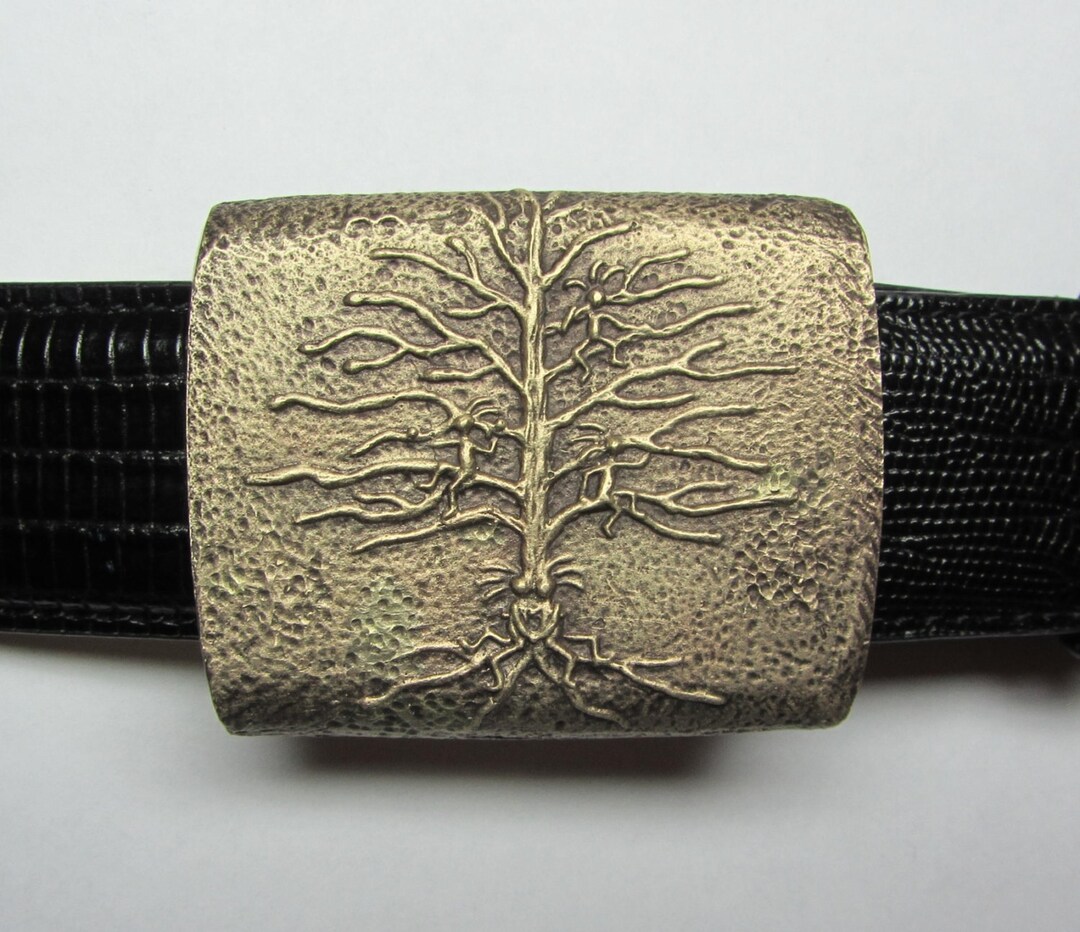 Personalized Family Tree Bronze Belt Buckle With up to Five Family ...