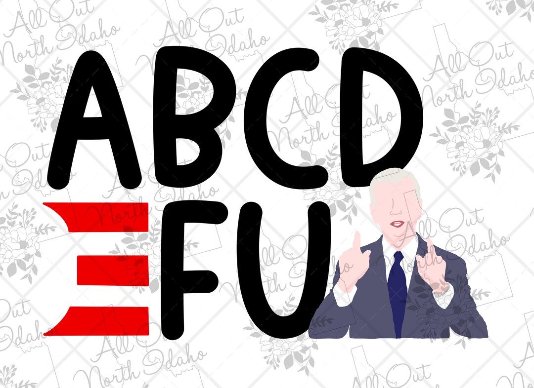 ABCDE FU Png - Etsy