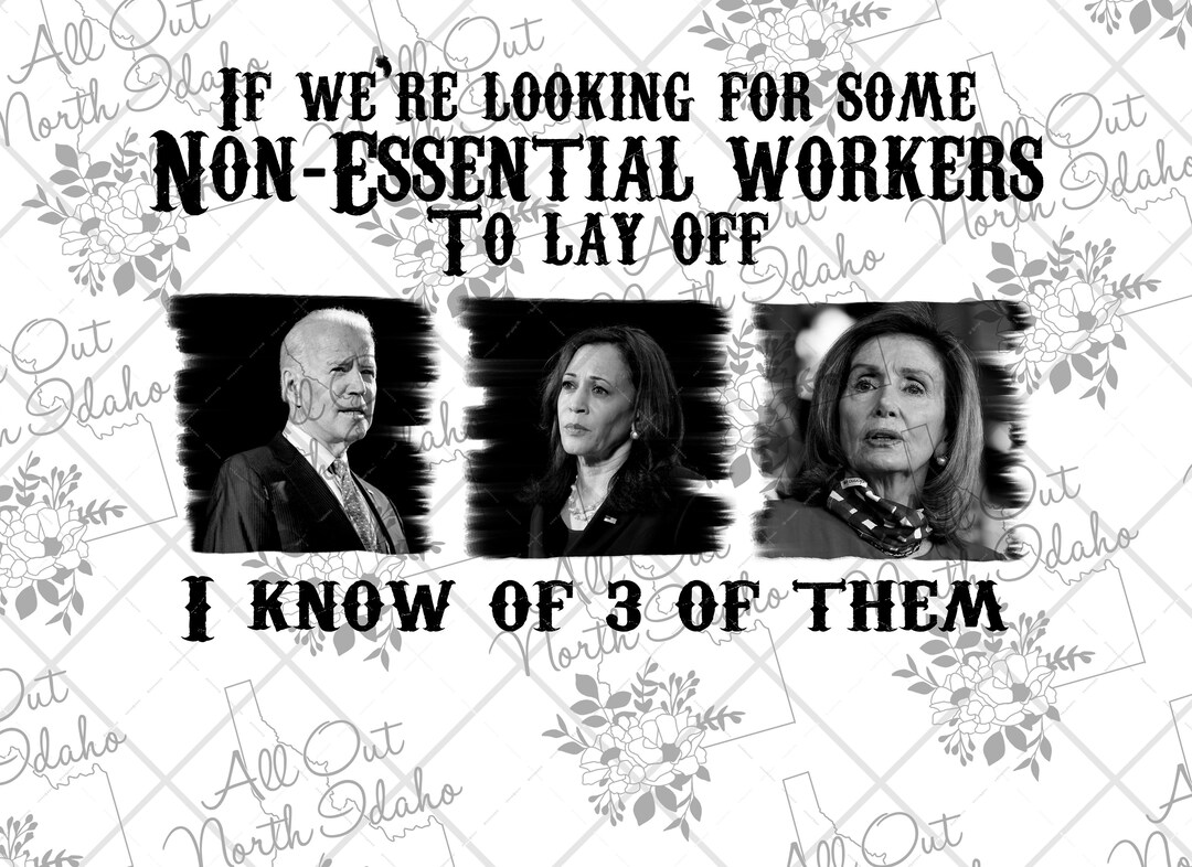 Non Essential Workers PNG - Etsy