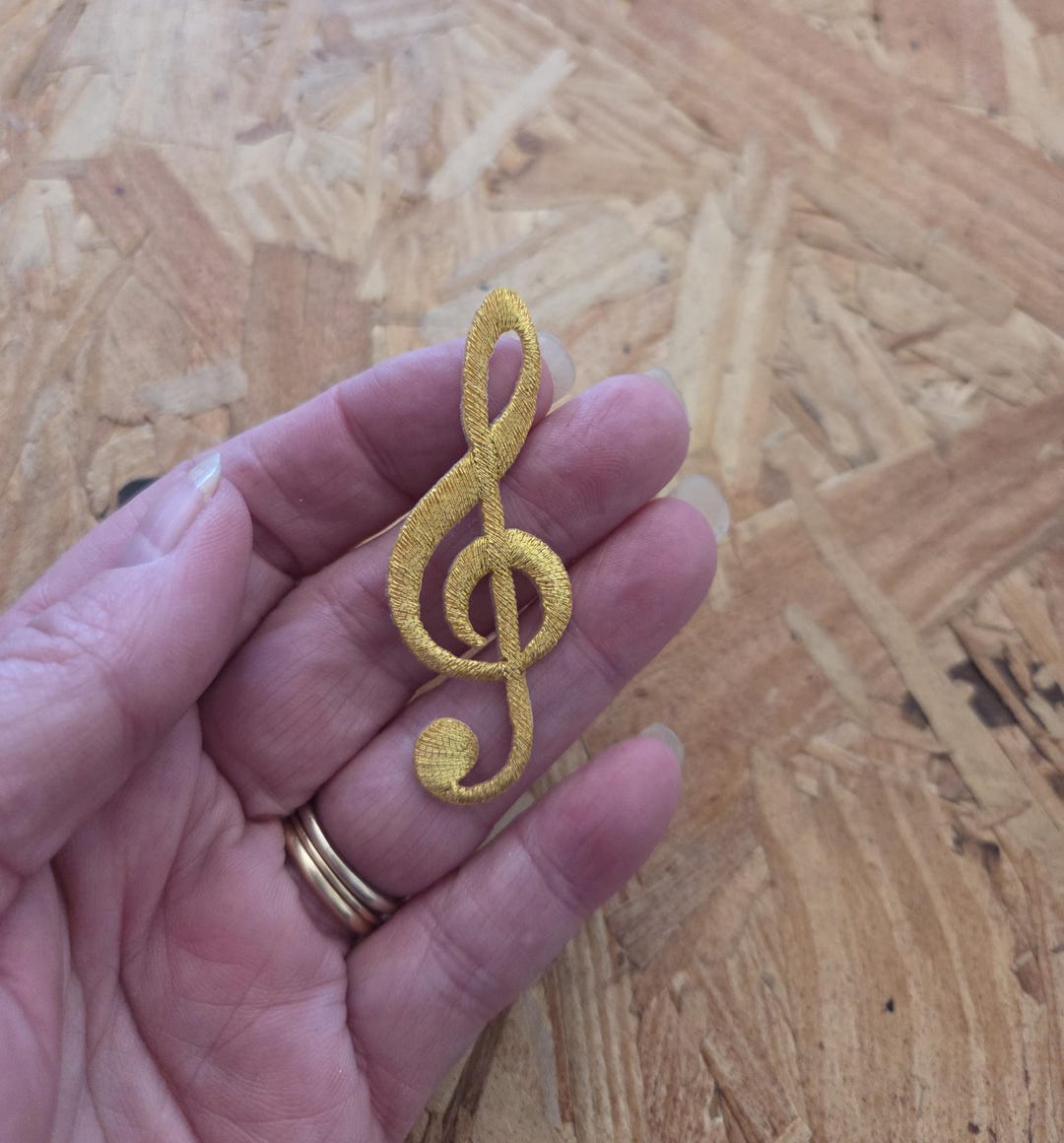 Music - Musical Note - Clef Note - Band - DJ - School - Crafts - Gold ...