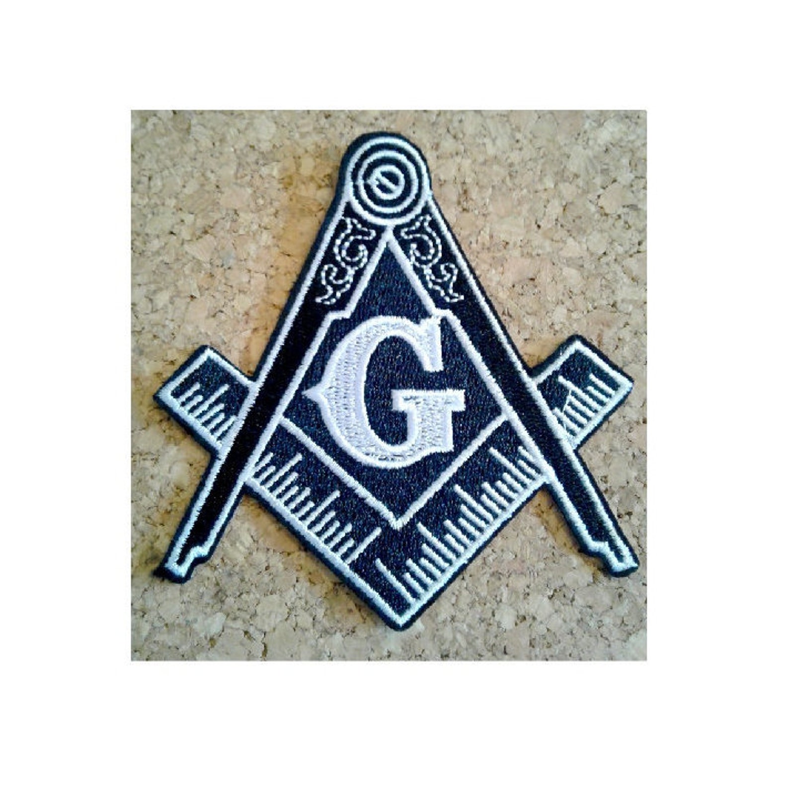 Masonic Logo - Masons - Freemason - Lodge - Embroidered Iron on Symbol ...