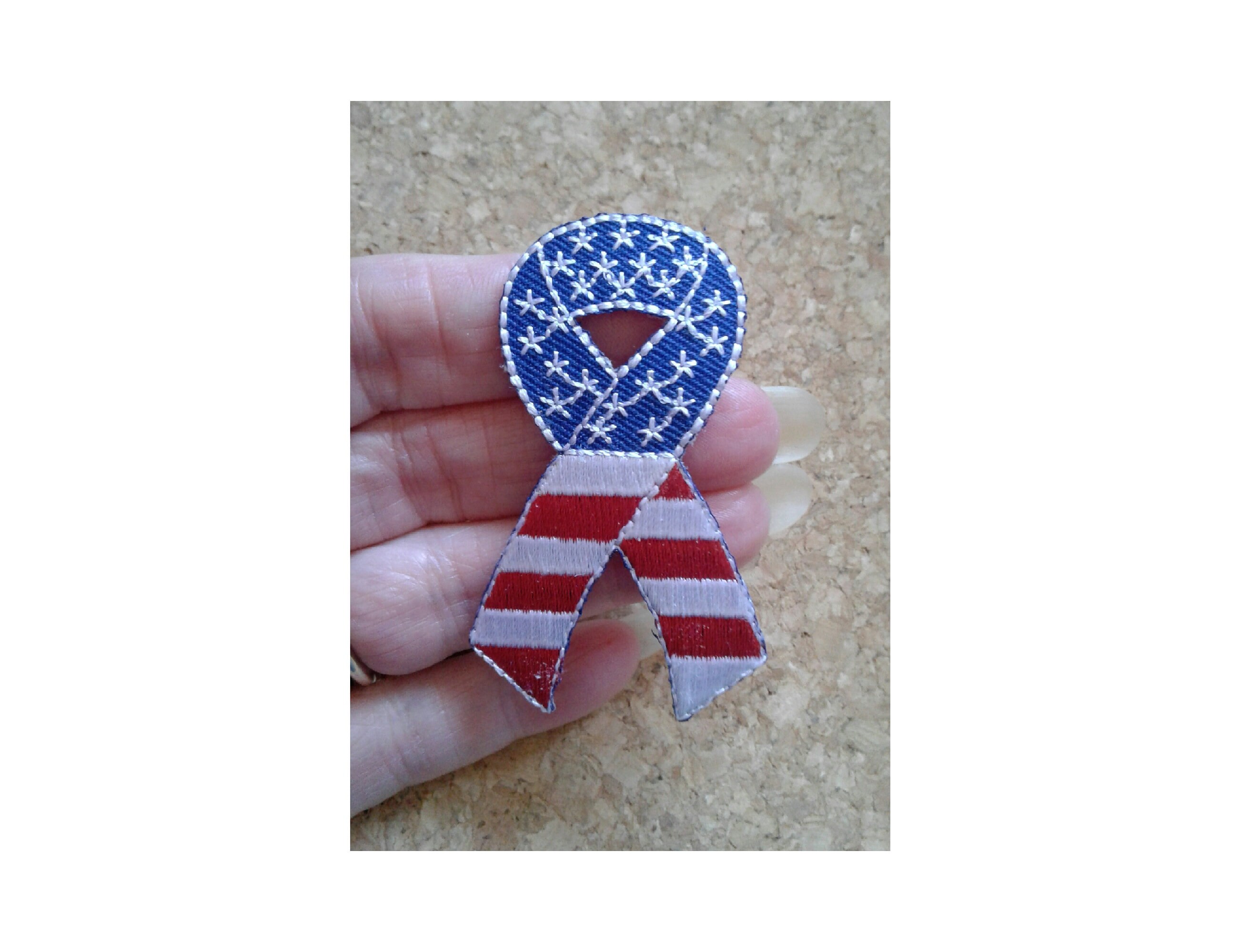 Patriotic Awareness Support Pin Brooch Voting Military Support July 4th ...
