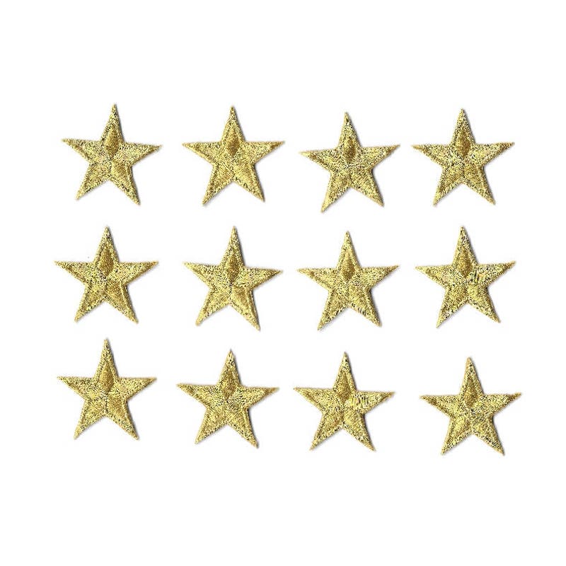 1 2 Inch Embroidered Stars - Etsy