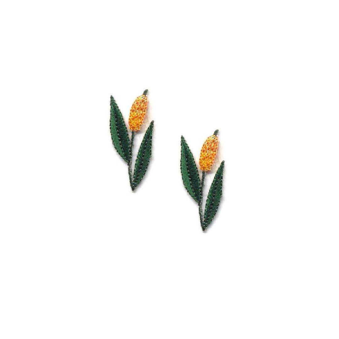 Cattail - Pond - Brush - Swamp - Country - Embroidered Iron on Patch ...
