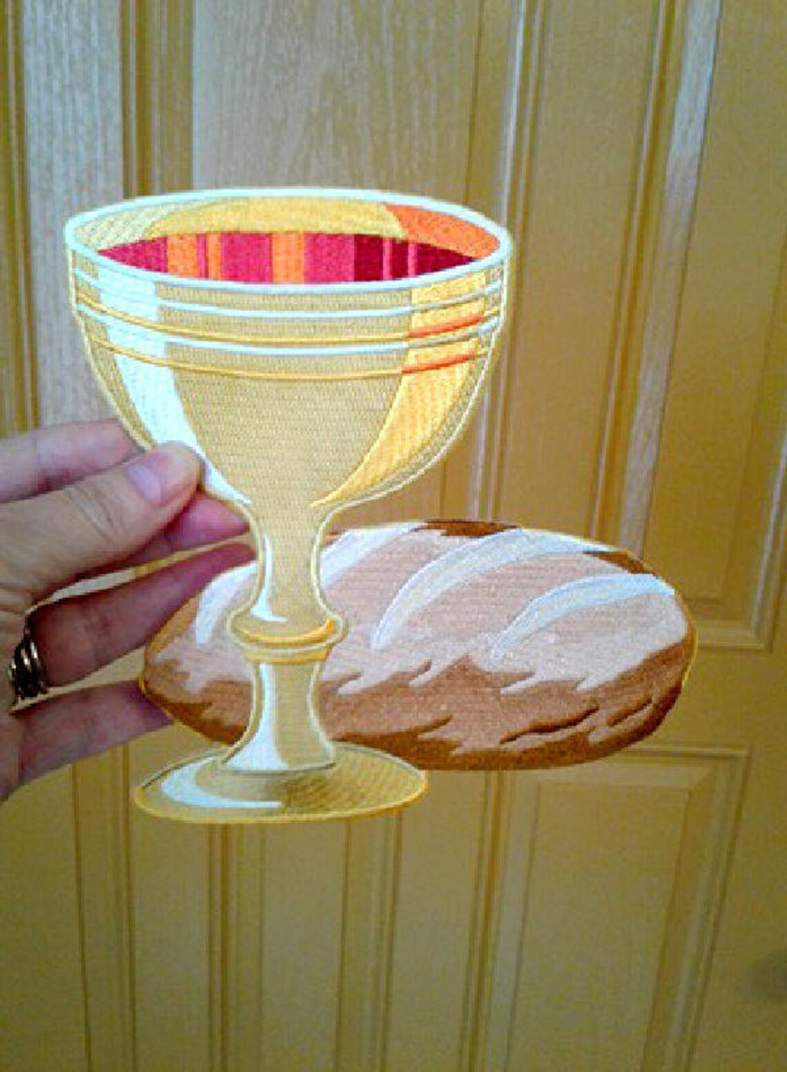 Communion Chalice W/ Bread Wine Liturgical Faith - Etsy