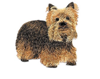 Yorkie Applique Patch Yorkshire Terrier, Teacup, Dog, Puppy Badge 2 ...