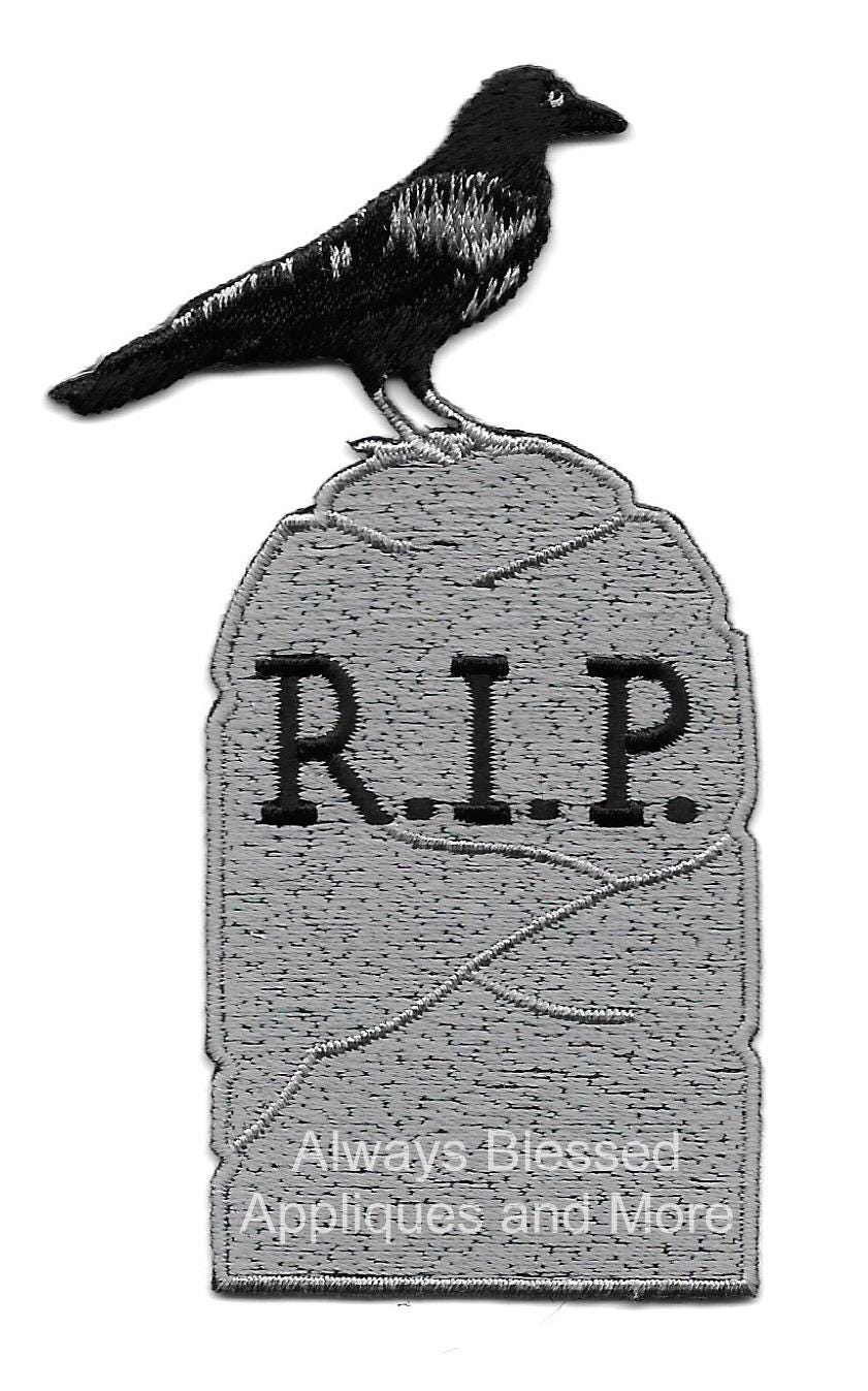 Tombstone - Raven - Crow - Halloween - RIP - Grave - Graveyard ...