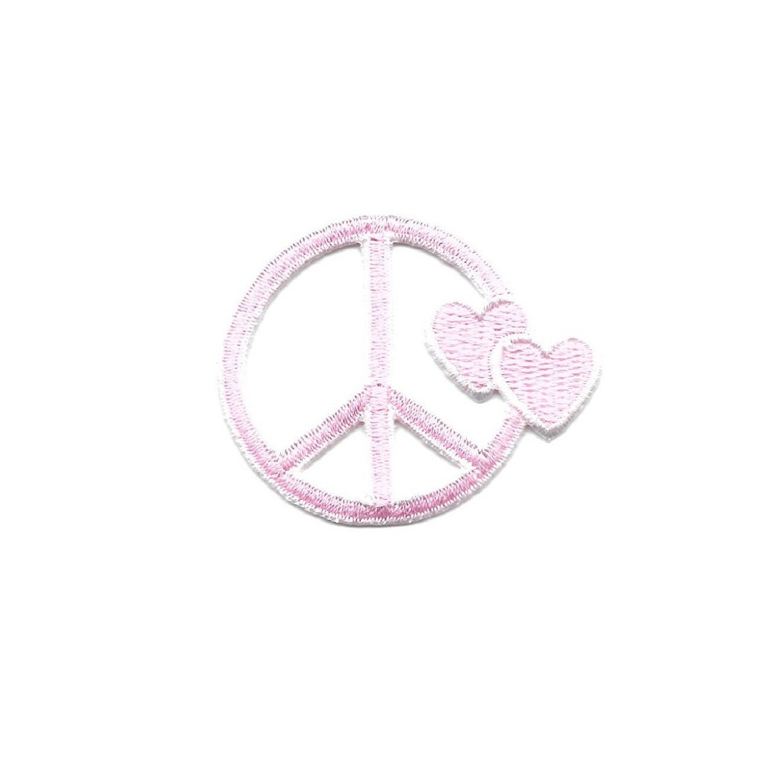 Peace Sign - Retro - Love - Hearts - Hippie - 60's - 70's - Flower ...