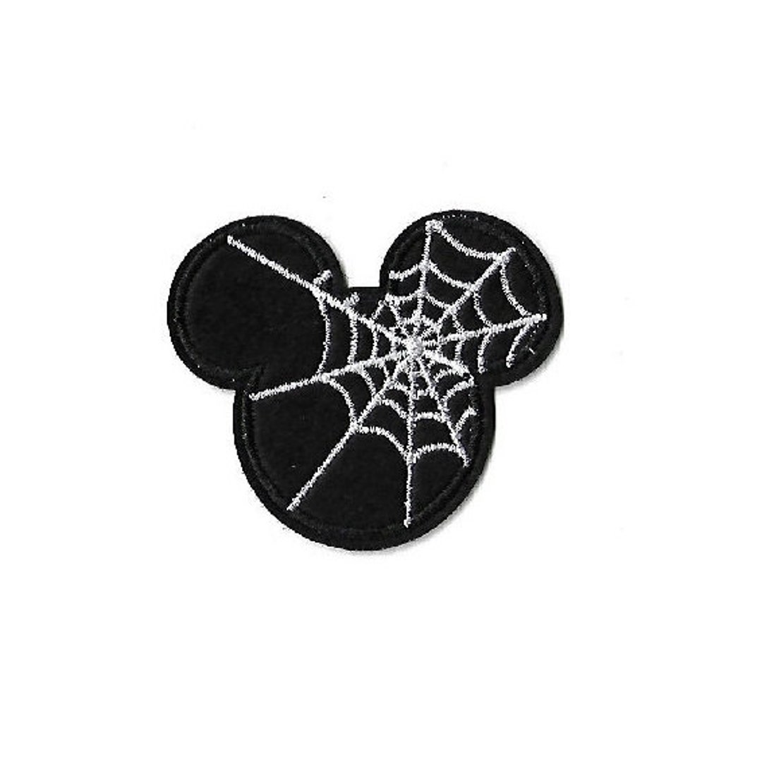 Mickey Mouse - Spider - Web - Halloween - Embroidered Iron on Patch - Etsy