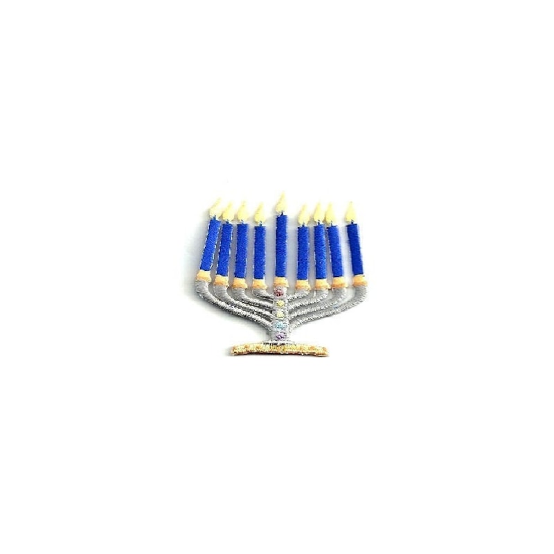 Menorah Applique - Etsy