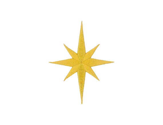 Nativity Star Christmas Star Crafts Yellow Gold | Etsy