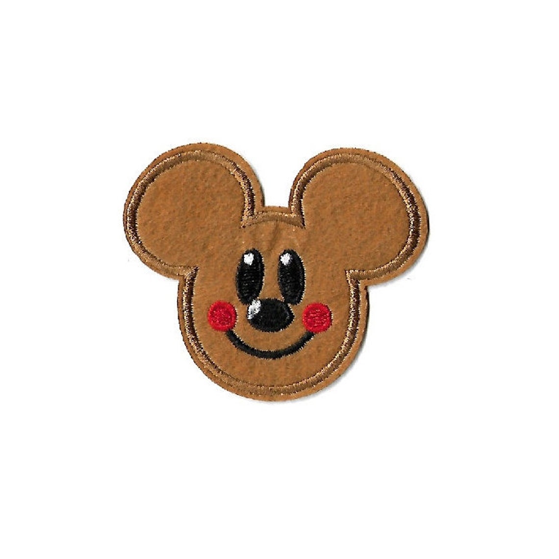 Mickey Gingerbread Man - Cookie - Christmas - Holiday - Embroidered ...