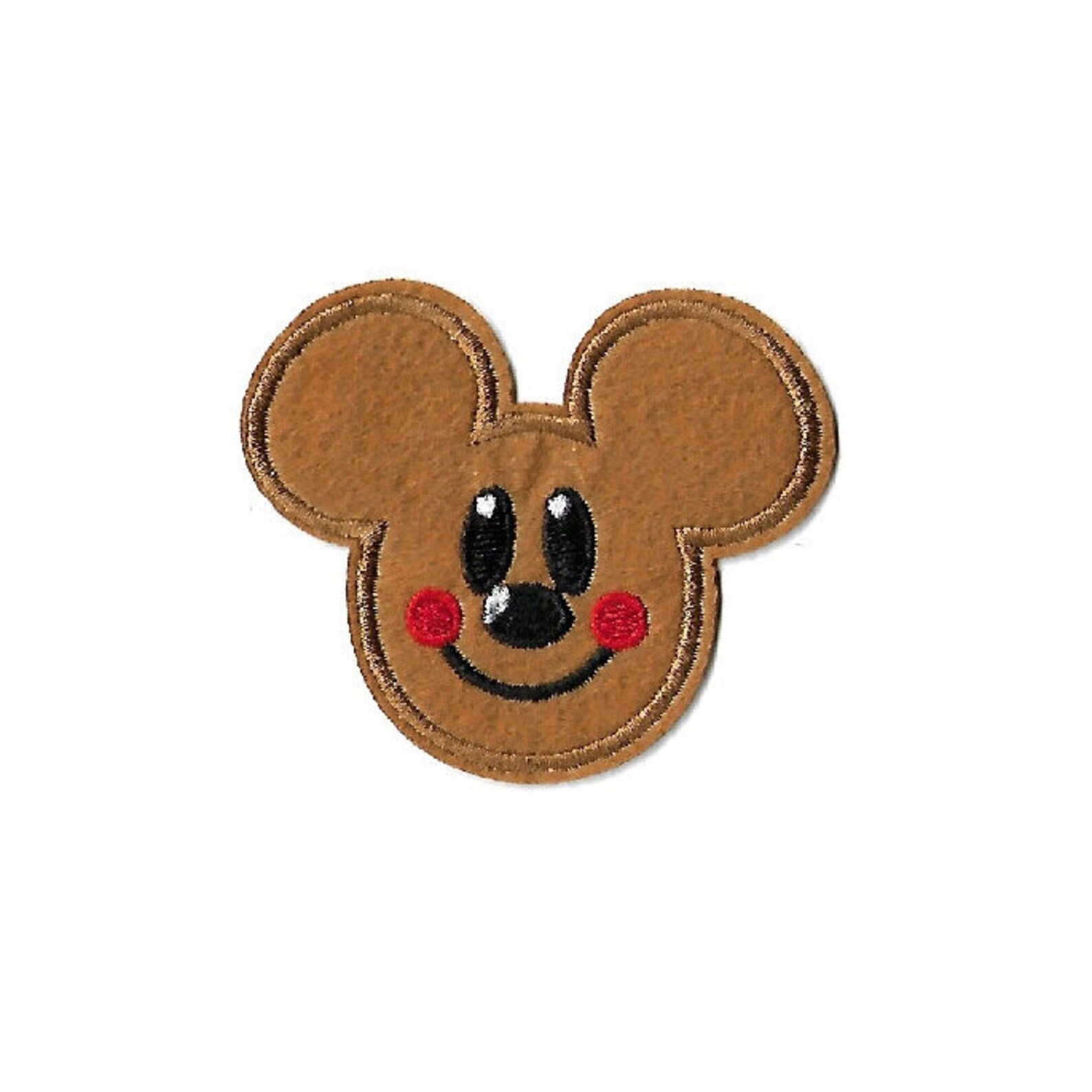 Mickey Gingerbread Man - Cookie - Christmas - Holiday - Embroidered ...