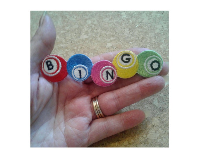 BINGO - Game - Church Bingo - Shirt Logo - Embroidered BINGO Balls ...