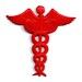 Caduceus - Medical - Nurse - Doctor - Scrubs - Iron on Applique Patch ...