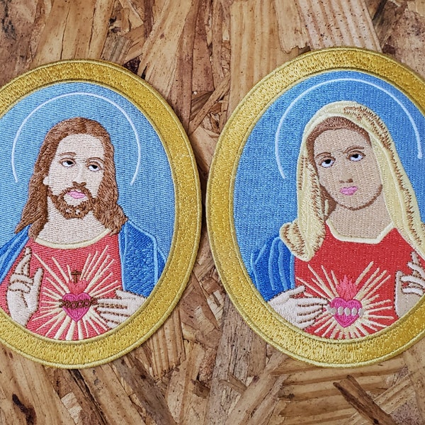 Sacred Heart Patch - Etsy