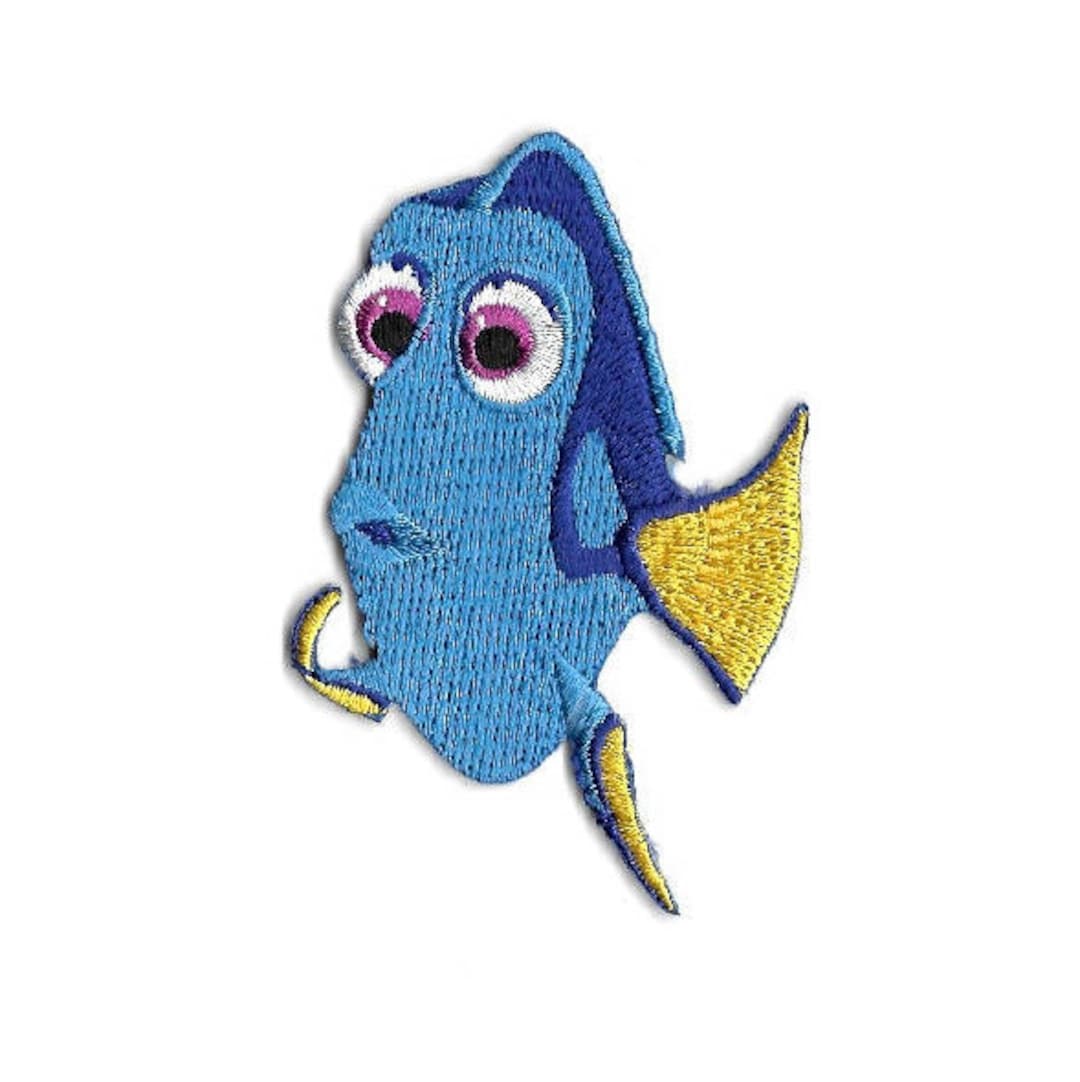 Dory Finding Dory Movie Nemo Fully Embroidered Iron on Applique Patch ...