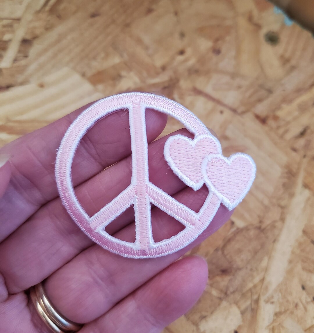 Peace Sign - Retro - Love - Hearts - Hippie - 60's - 70's - Flower ...