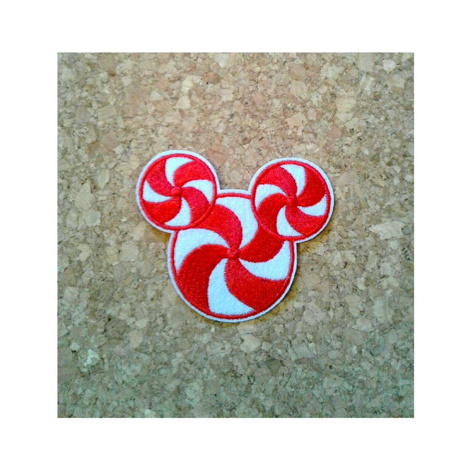 Mickey Mouse Candy Cane Peppermint Christmas - Etsy