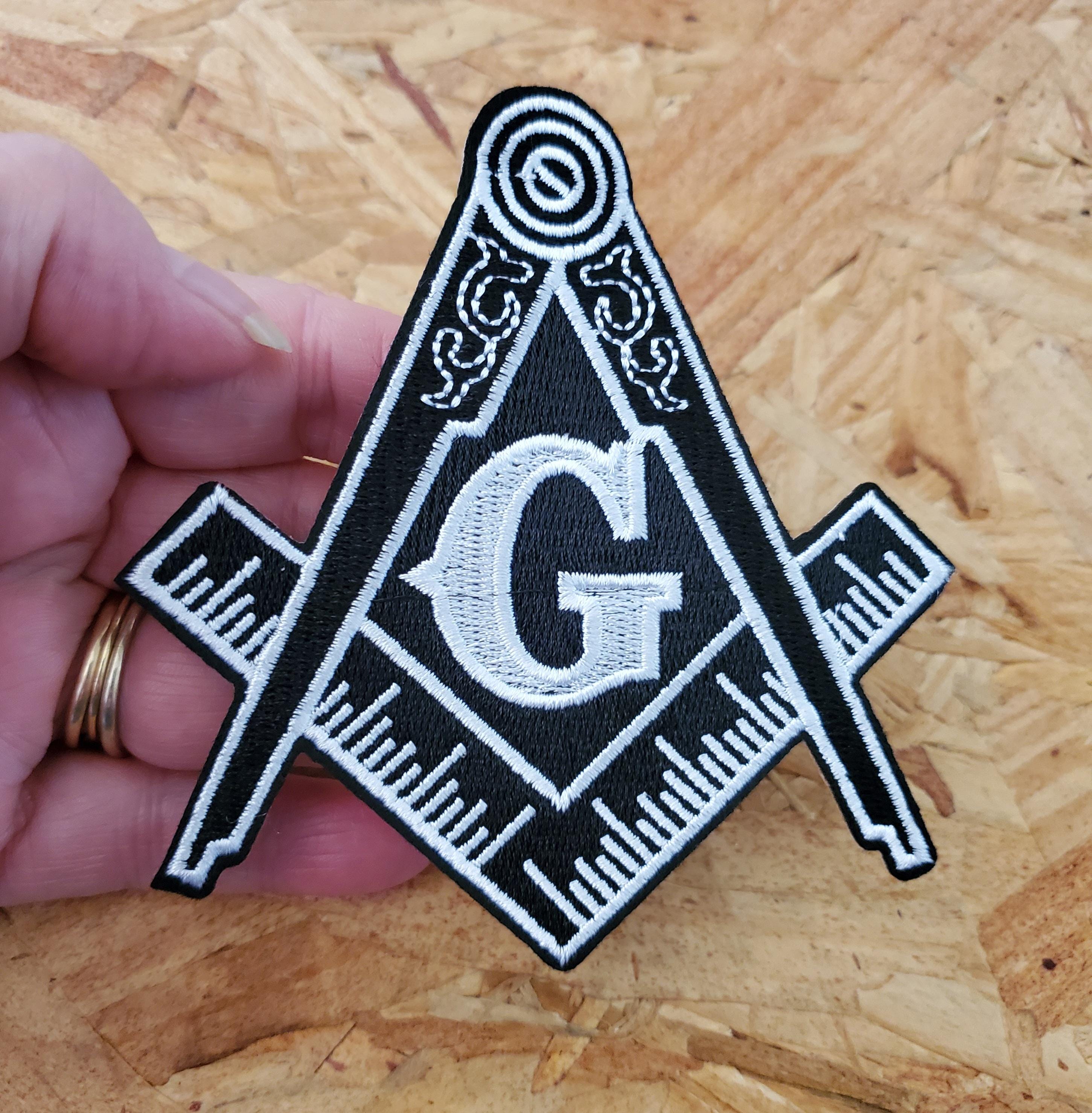 Masonic Logo - Masons - Freemason - Lodge - Embroidered Iron on Symbol ...