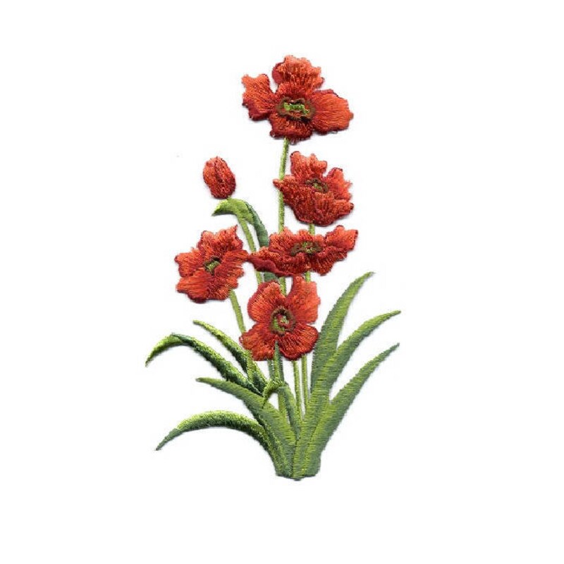 Poppy Applique - Etsy
