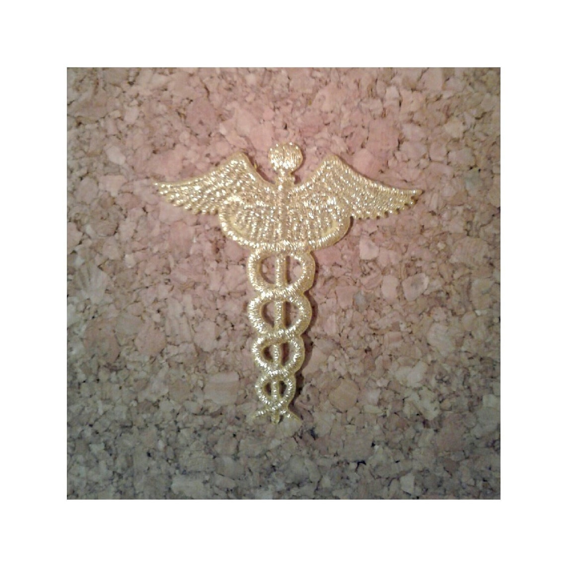 Caduceus - Medical - Nurse - Doctor - Scrubs - Iron on Applique Patch ...
