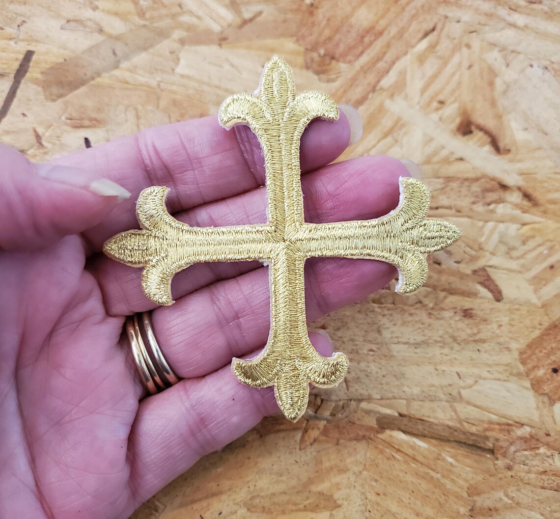 Cross - Greek Cross Fleur - Vestments - Stoles - Altar -banners ...