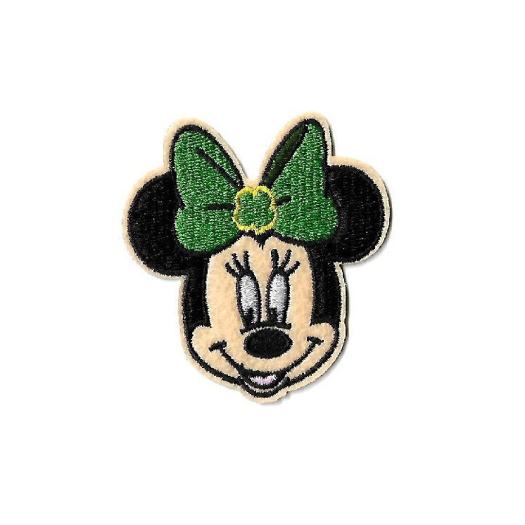 Minnie Mouse - Shamrock - Irish - St Patrick's Day - Embroidered Iron ...