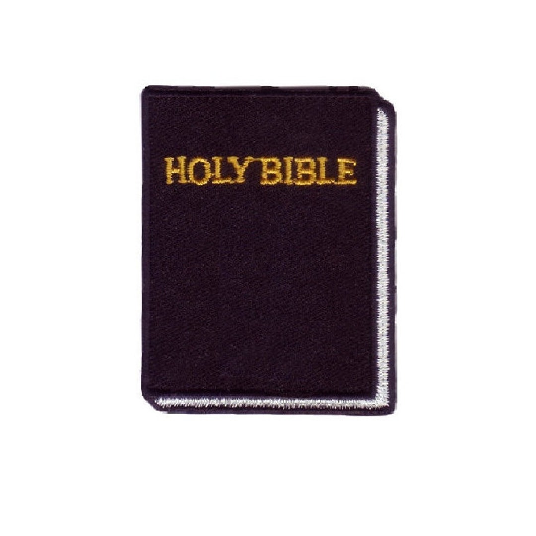 Iron on Applique Patch - Holy Bible - Scriptures - Pray - Religion ...
