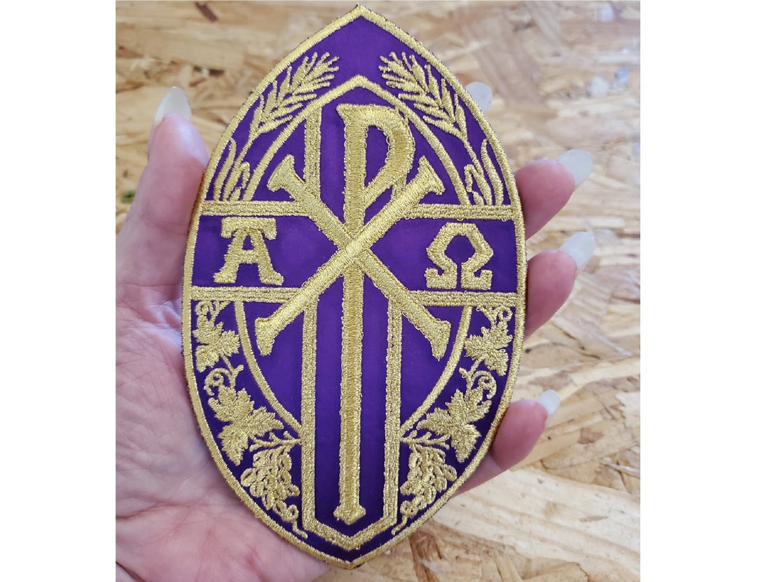 Chi-rho Christogram - Alpha and Omega - Stoles - Clergy - Iron on Patch ...