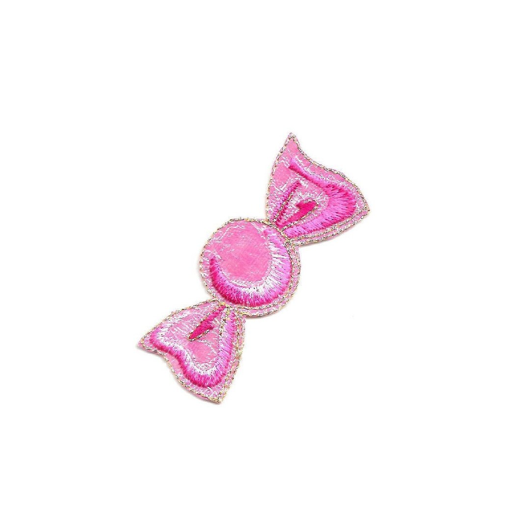 Candy - Sweet - Pink Candy Treat - Shimmery/embroidered Iron on ...