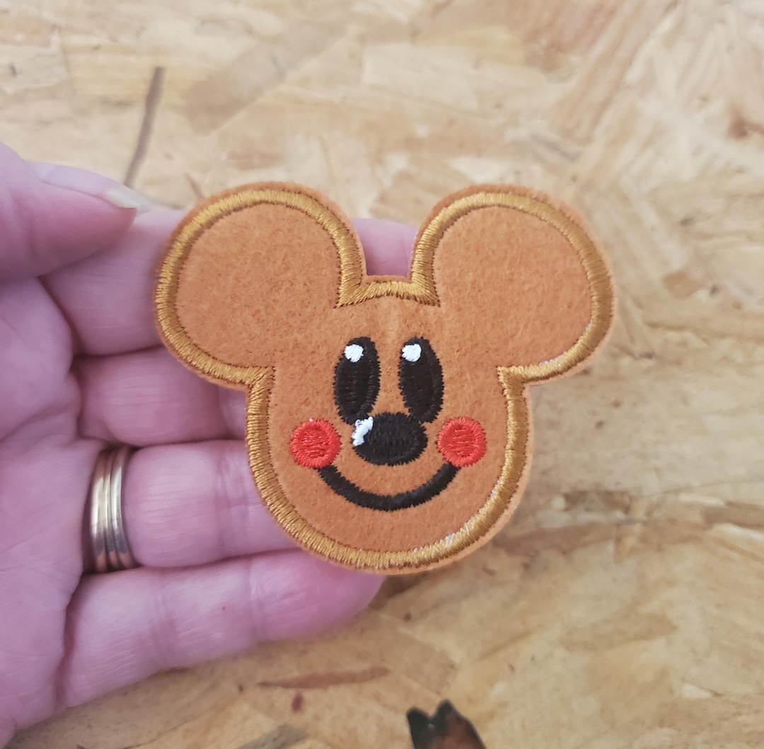 Mickey Gingerbread Man - Cookie - Christmas - Holiday - Embroidered ...
