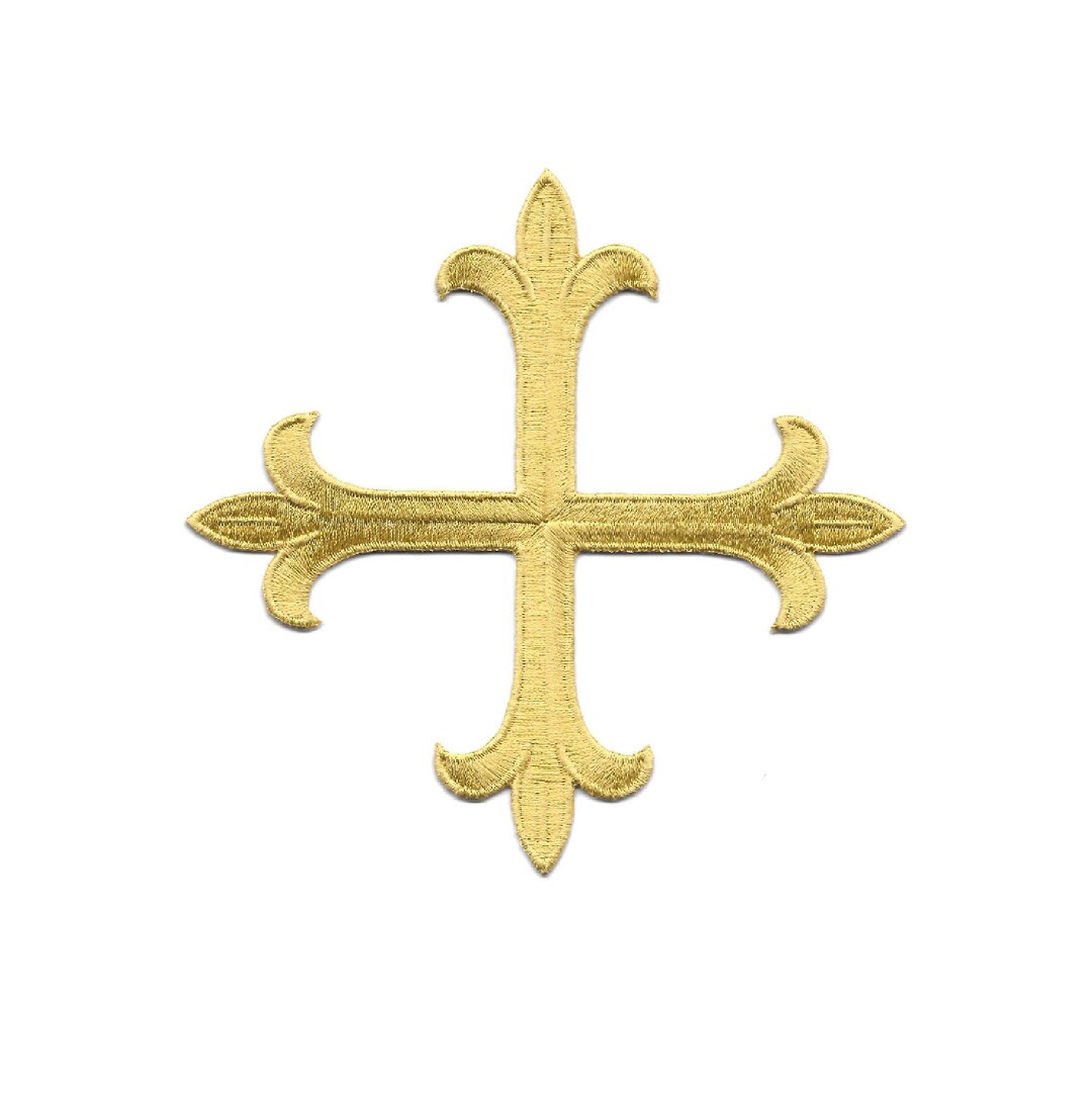 Cross - Greek Cross Fleur - Christian - Altar - Stoles - Vestments ...