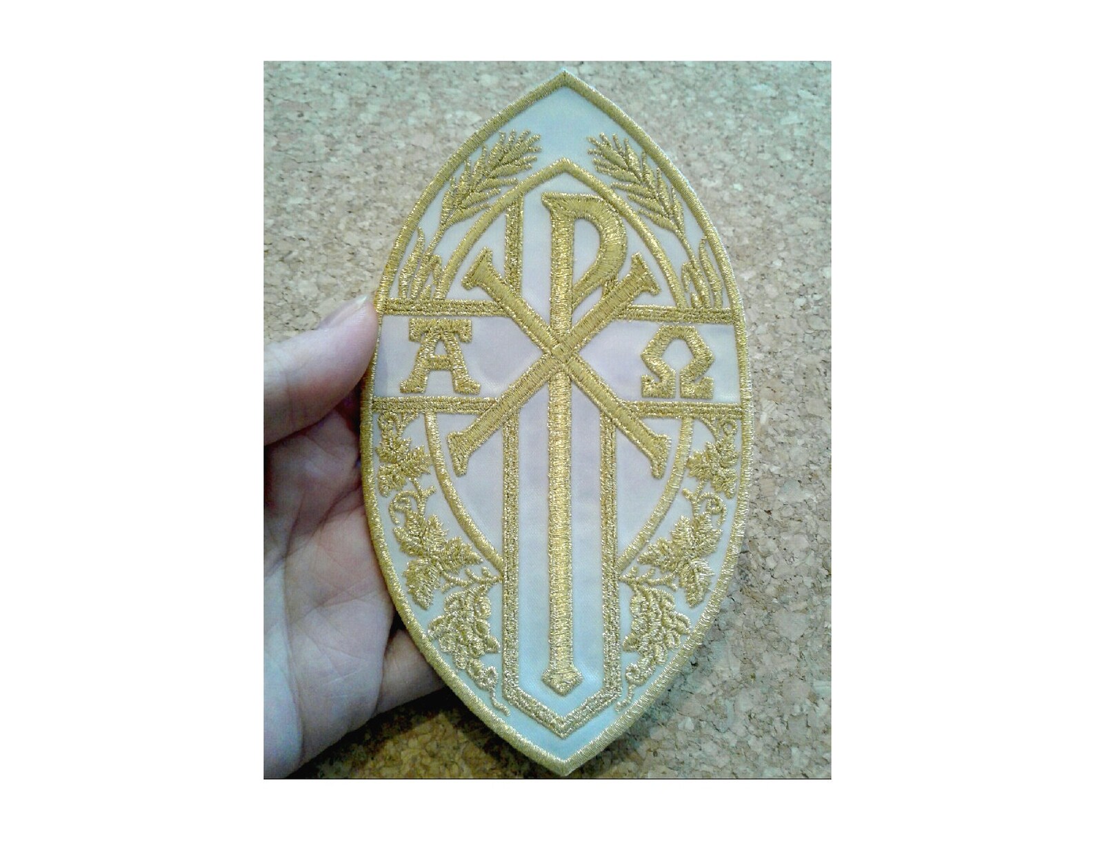 Chi-rho Christogram - Alpha and Omega - Stoles - Clergy - Iron on Patch ...