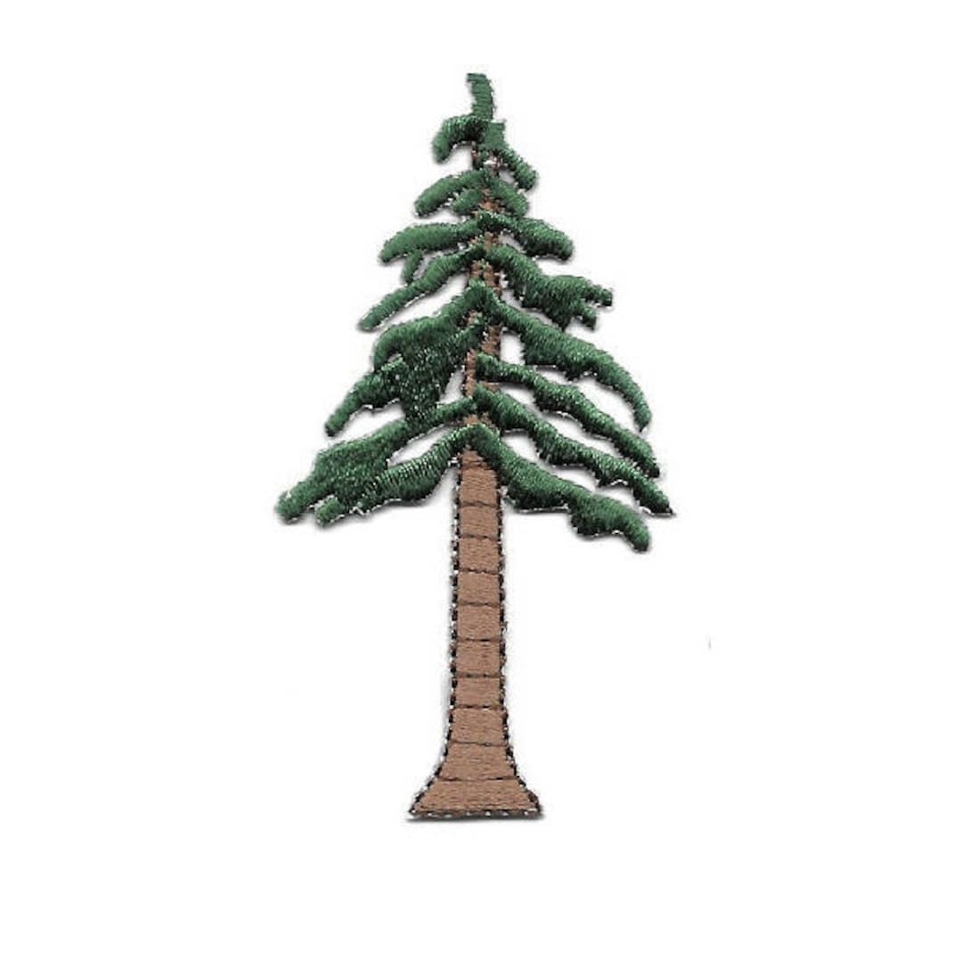 Tree Pine Tree Forest Nature Embroidered Iron on Applique Patch 3h - Etsy