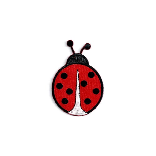 Iron-on ladybug Patch Applique Application - Etsy