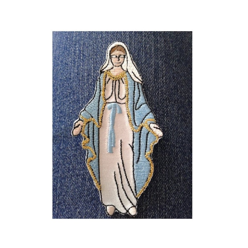 Blessed Virgin Mary Patch - Etsy