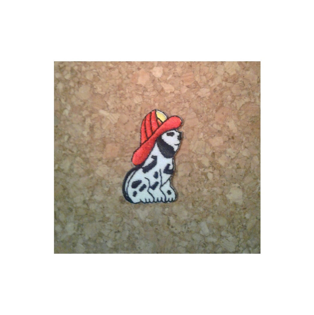 Dalmatian - Dog - Fireman - Puppy - Embroidered Iron on Applique Patch ...