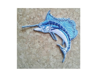 Fishing Sailfish Sports Deep Sea Fishing Embroidered | Etsy